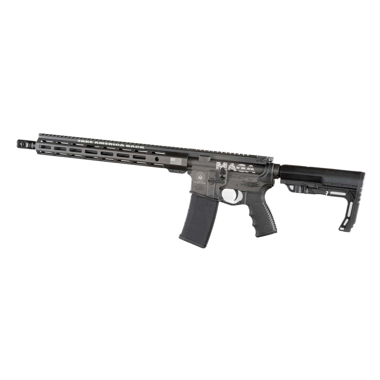 ACI-15 5.56 NATO Bravo 16 MOD 0 Cerakote Trump | Patriotic AR-15 By ...